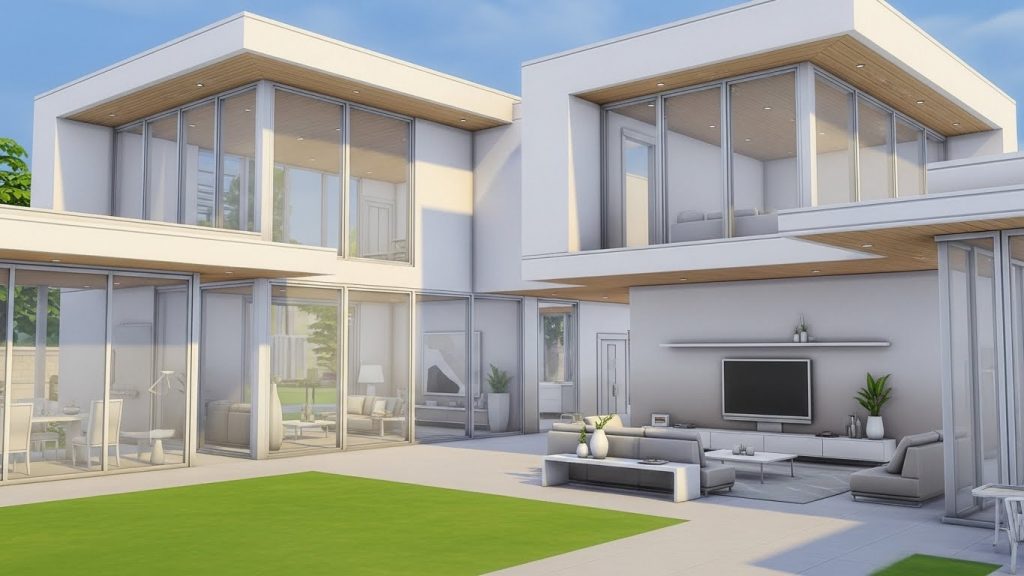 Minimalist Home Designs for The Sims 4 - Building Ideas House